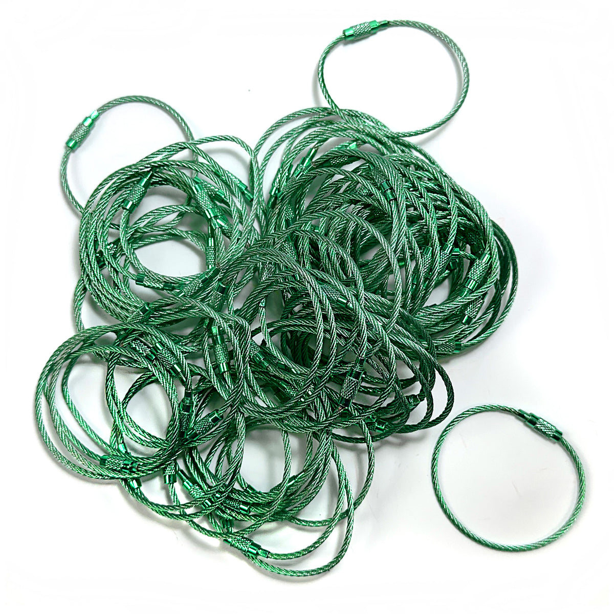 Steel Cable Loops-Electric Green – Koolkrew