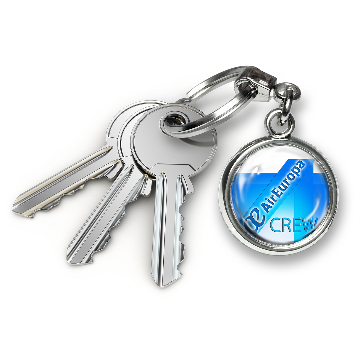 Air Europa Logo Metal Keyrings – Koolkrew