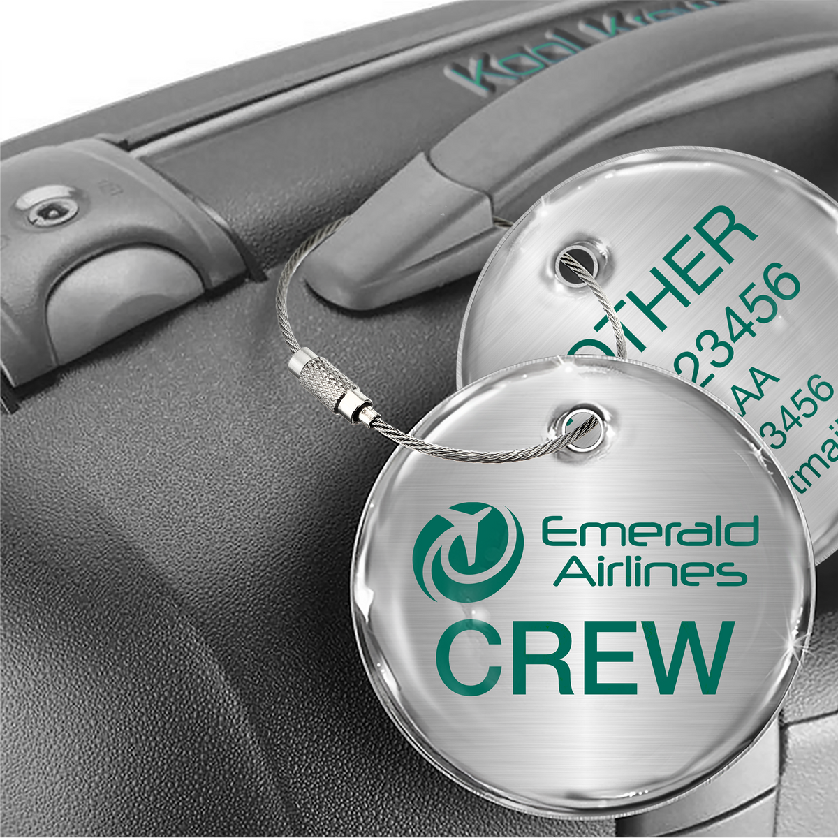 Emerald Airlines Logo Silver – Koolkrew