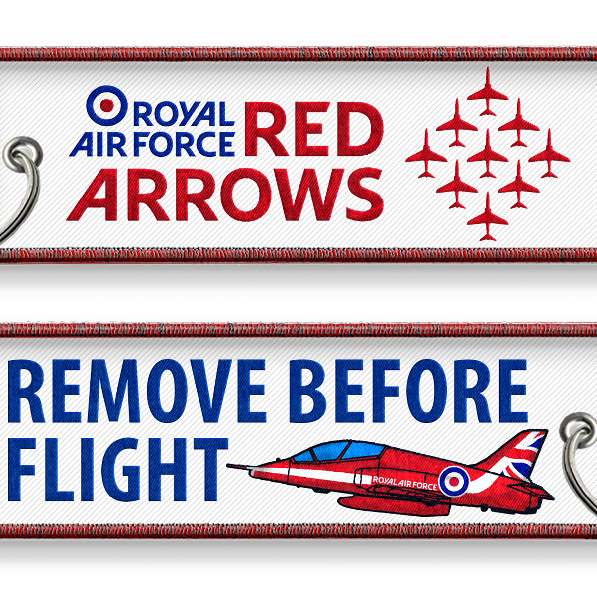 RAF Red Arrows-Remove Before Flight Keyring – Koolkrew