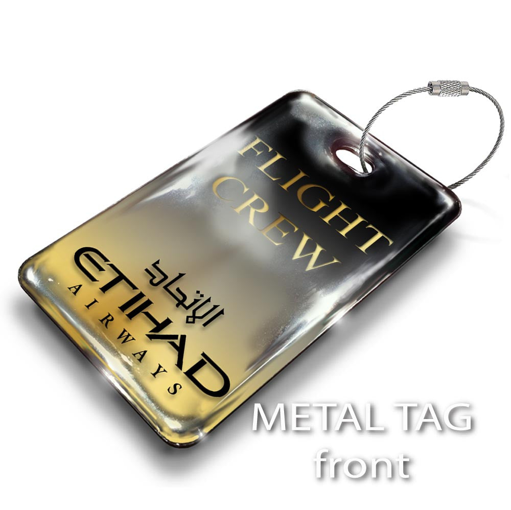 Etihad Logo FLIGHT Crew luggage tag – Koolkrew