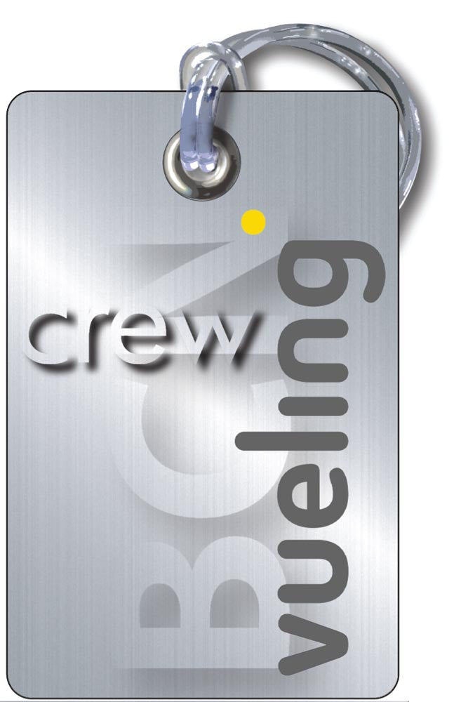Vueling Portrait 2-Base Tags – Koolkrew